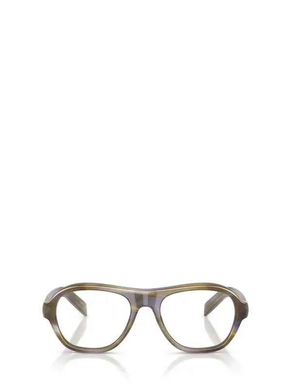 Prada Oval Frame Eyeglasses - Gray