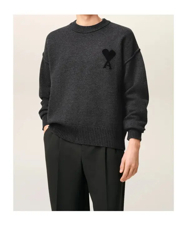 AMI Paris De Coeur Crewneck Jumper