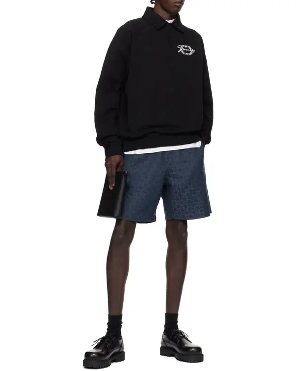 Givenchy Logo Embroidered Collared Sweatshirt
