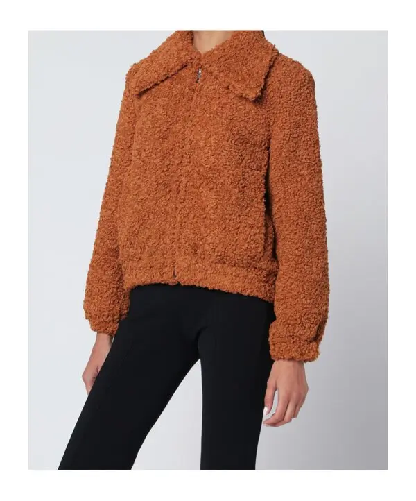 PATOU Textured Zip-up Coat