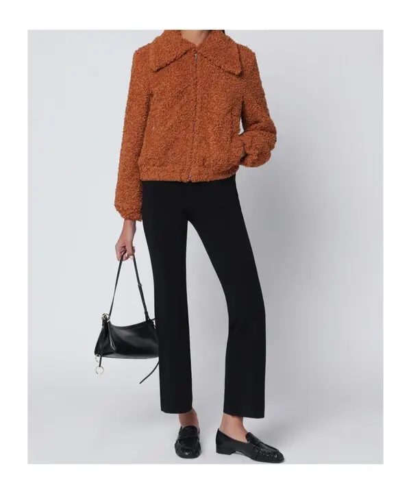 PATOU Textured Zip-up Coat