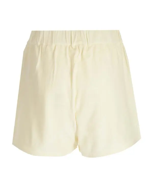 Moncler Terrycloth Shorts With Side Logo Decals