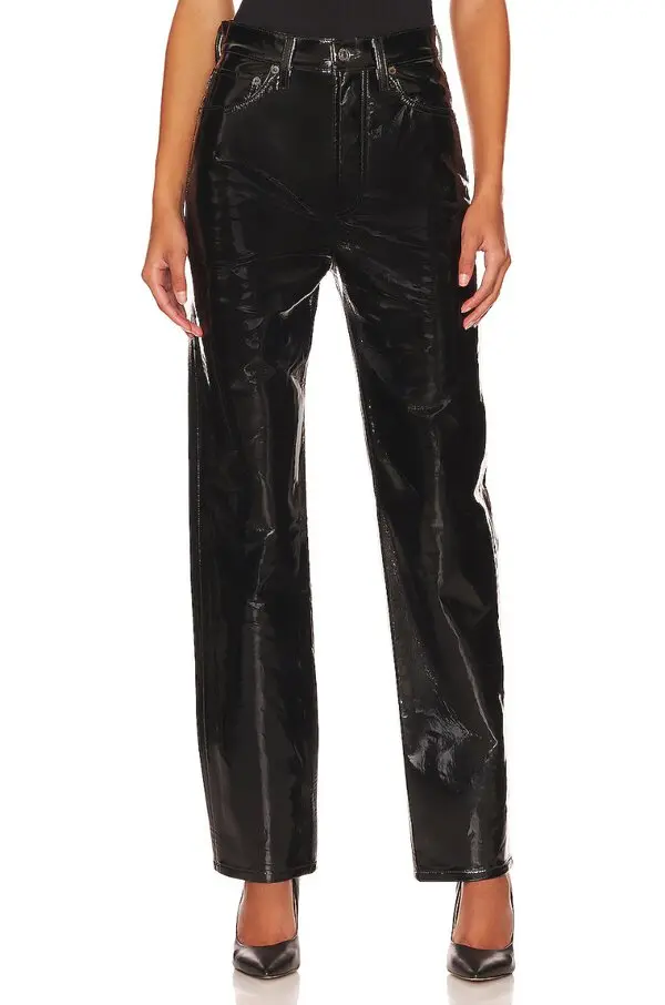 AGOLDE Straight-leg Casual Pants - Black