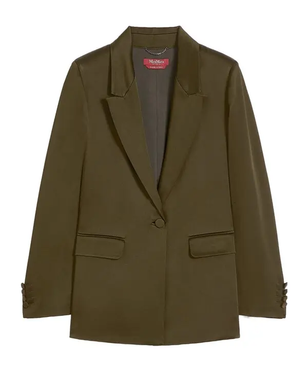 Max Mara Notched Lapel Blazer - Brown