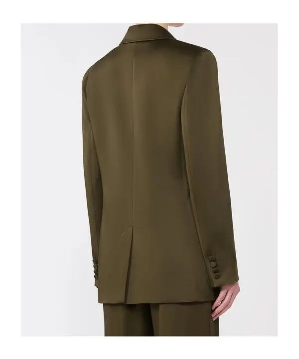 Max Mara Notched Lapel Blazer - Brown