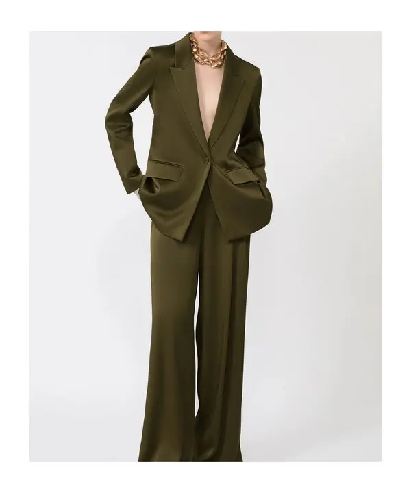 Max Mara Notched Lapel Blazer - Brown