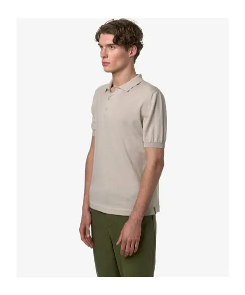 K-WAY Short Sleeve Polo Shirt - Nude