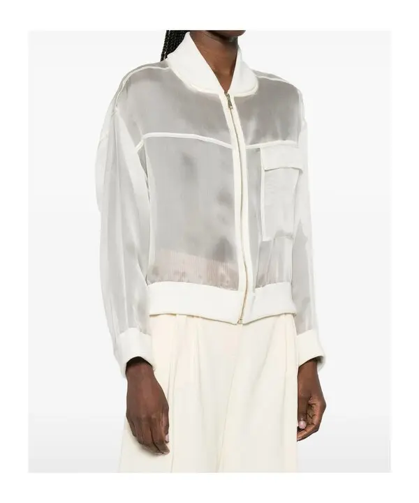 Fabiana Filippi Long Sleeve Zip-up Jacket