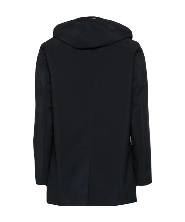 Herno Button-up Hooded Jacket