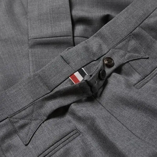 Thom Browne Super 120s High-waisted Trousers