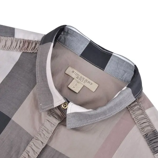 Burberry Checkered Long Sleeve Shirt