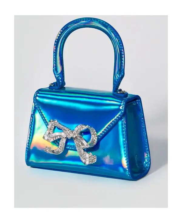 SELF-PORTRAIT Metal Bow Shoulder Bag