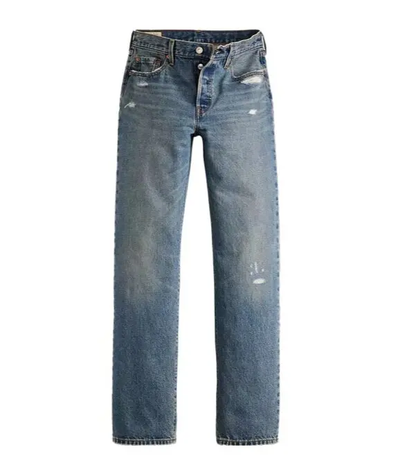 LEVI'S 501 90s Relaxed Fit Straight Leg Jeans - Gray