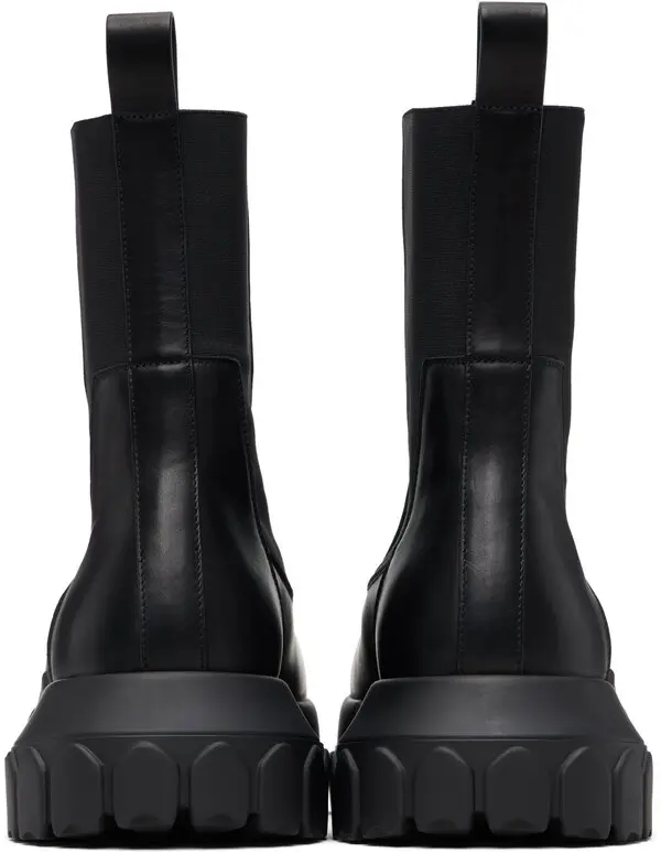 Rick Owens Chunky Tractor Boots - Black