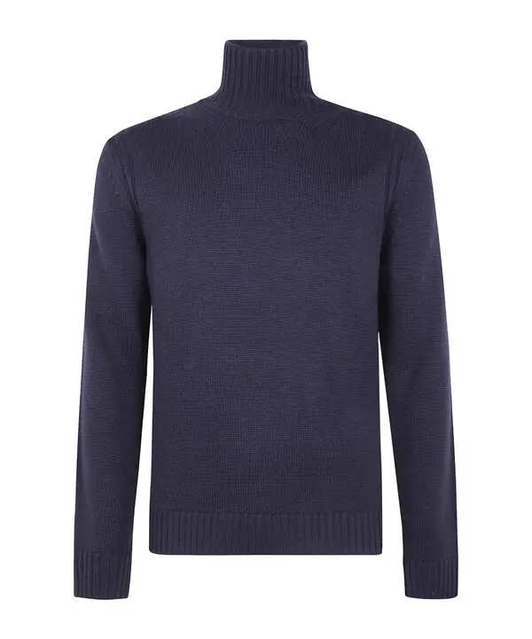DONDUP Roll-neck Knit Sweater - Black