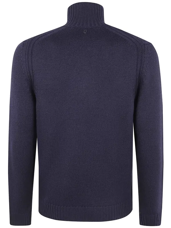 DONDUP Roll-neck Knit Sweater - Black