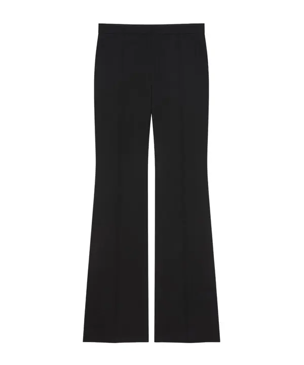 Givenchy Bootcut Tailored Wool Pants - Black