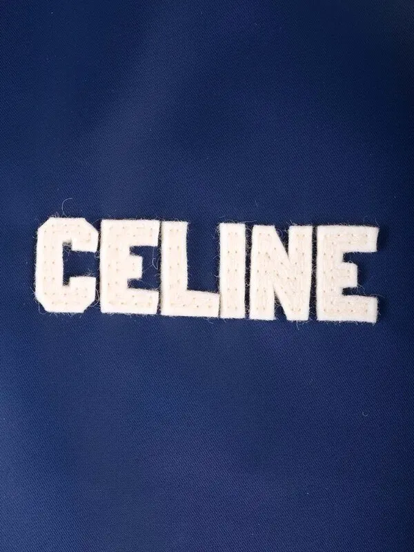 Celine Loose Teddy Jacket In Nylon