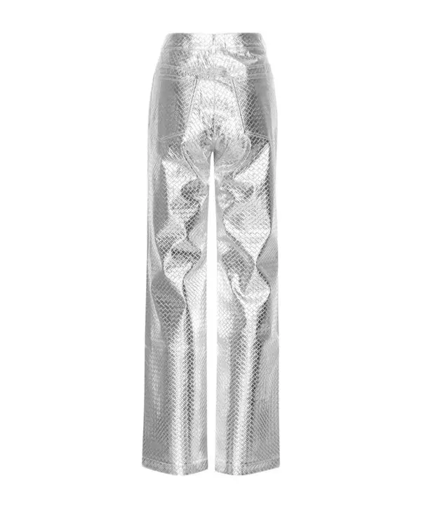 ROTATE BY BIRGER CHRISTENSEN Braided Straight-leg Trousers
