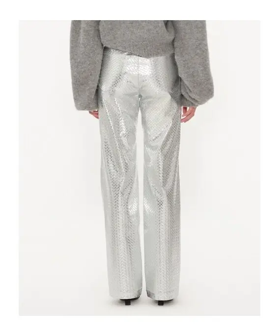 ROTATE BY BIRGER CHRISTENSEN Braided Straight-leg Trousers