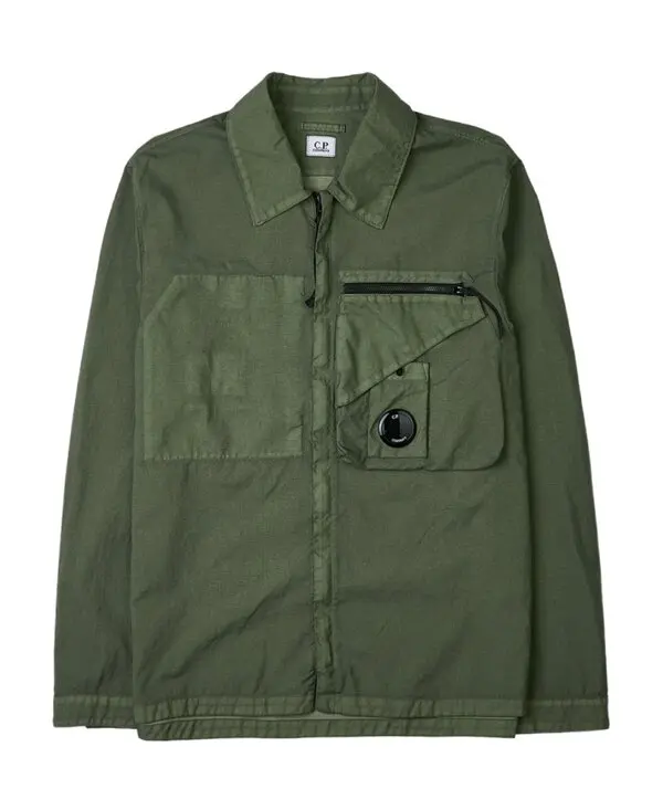 C.P. COMPANY Logo-patch Shirt Jacket