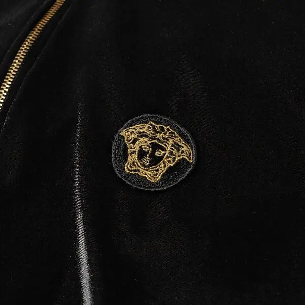 Versace Medusa Zip-up Velour Track Jacket