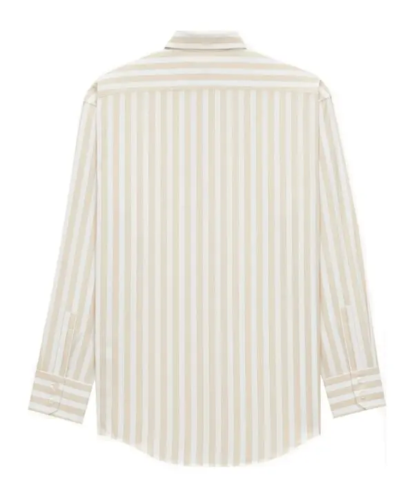 Saint Laurent Cassandre Striped Button-up Shirt
