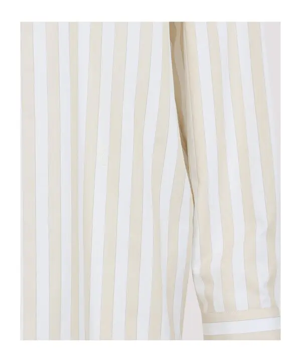 Saint Laurent Cassandre Striped Button-up Shirt
