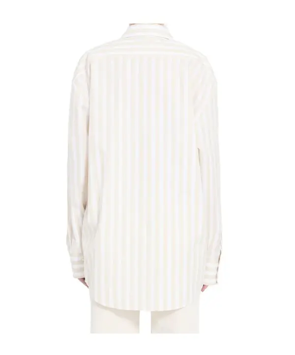 Saint Laurent Cassandre Striped Button-up Shirt