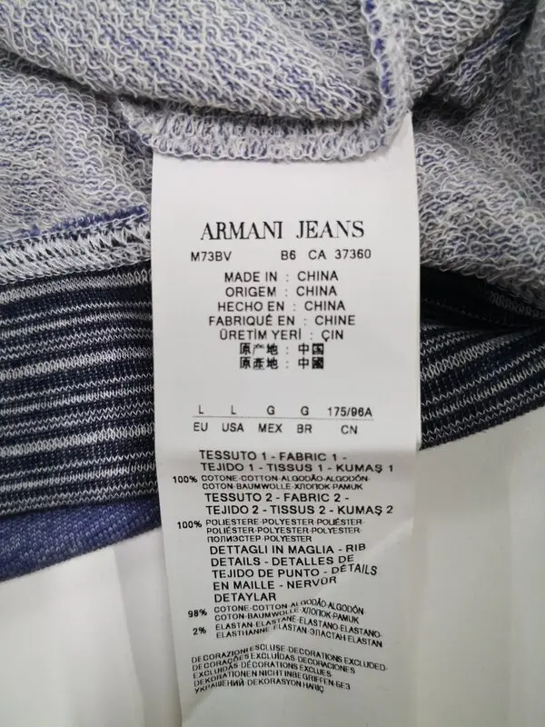 Emporio Armani Denim Dept" Logo Pullover