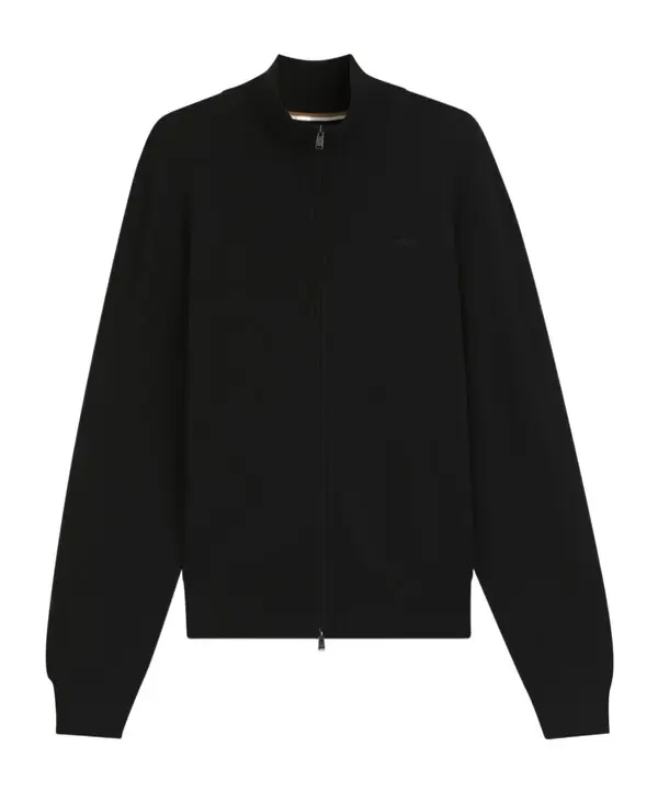 Hugo Boss Zip-up High Neck Cardigan