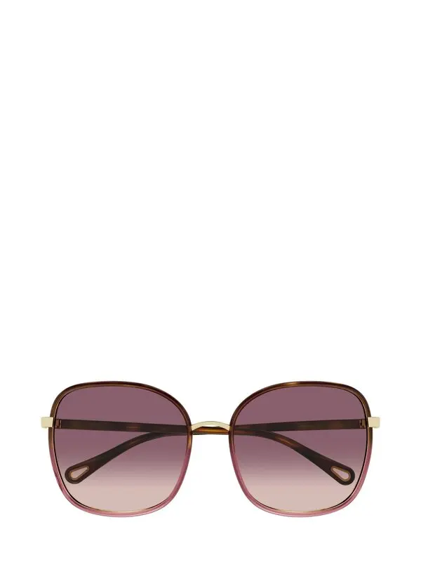 Chloé Square Frame Sunglasses - Gray