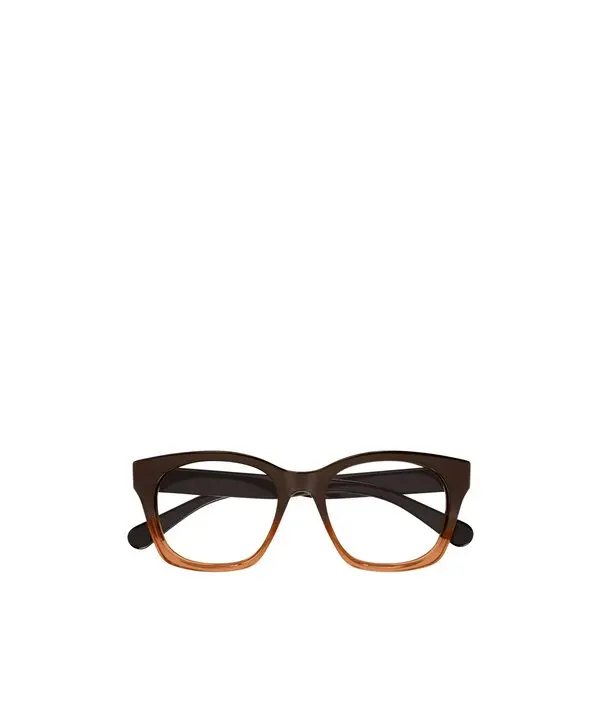 Chloé Eyewear Rectangle Frame Glasses - Brown