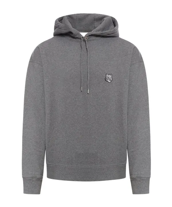 Maison Kitsuné Bold Fox Head Patch Oversize Hoodie - Gray