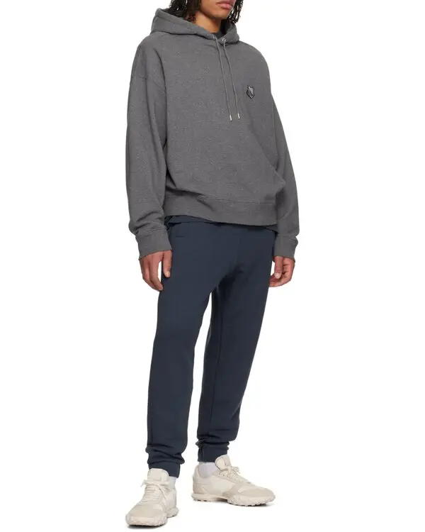 Maison Kitsuné Bold Fox Head Patch Oversize Hoodie - Gray
