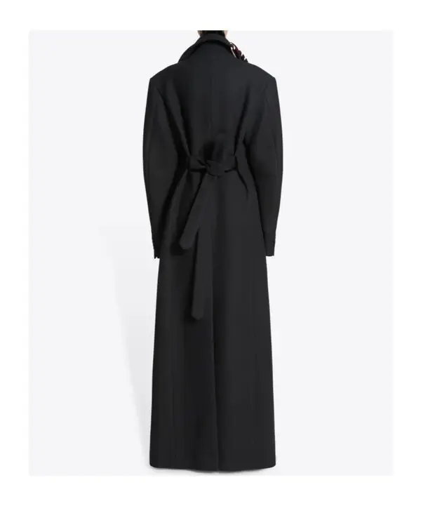 Dries Van Noten Whipstitch-embellished Belted Coat