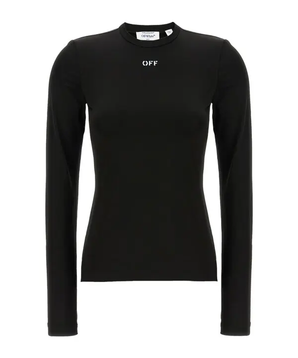 Off-White Off Stamp Crewneck Jumper - Black