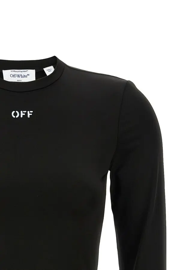 Off-White Off Stamp Crewneck Jumper - Black