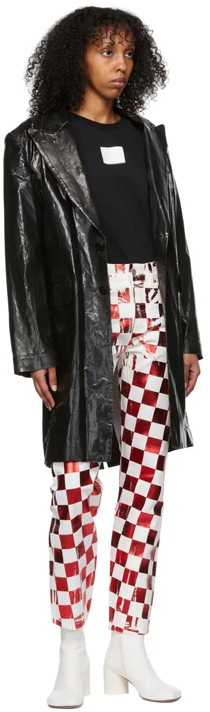 MAISON MARGIELA Coated Single-breasted Coat