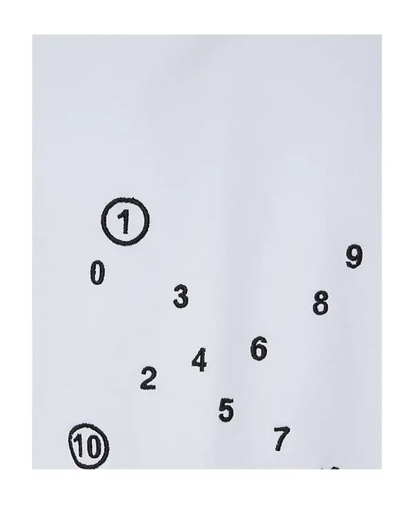 MAISON MARGIELA Printed Long-sleeve Hoodie - White