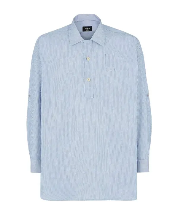 Fendi Logo Detailed Short-sleeved Shirt