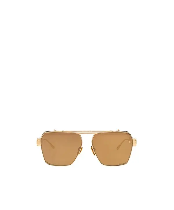Balmain Logo Sunglasses - Nude