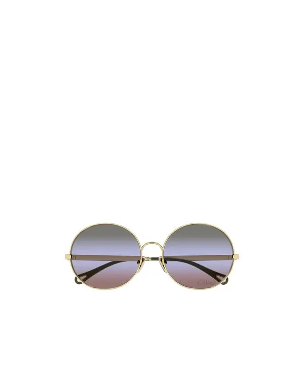 Chloé Round Metal Sunglasses - Gray