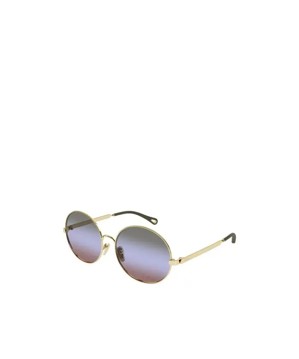 Chloé Round Metal Sunglasses - Gray