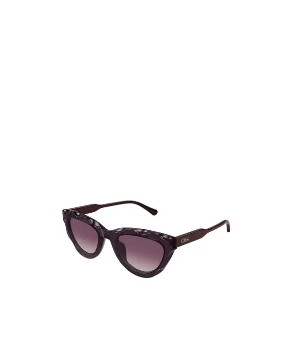 Chloé Eyewear Cat-eye Frame Sunglasses - Deep Fuchsia