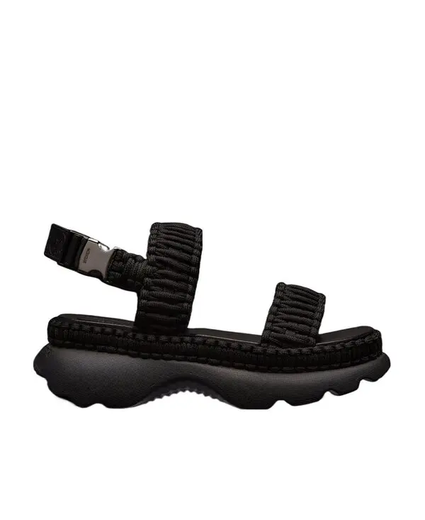 Moncler Belay Woven Sandals - Black