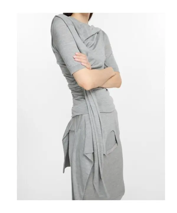Acne Studios Asymmetrical T-shirt With Layered Design