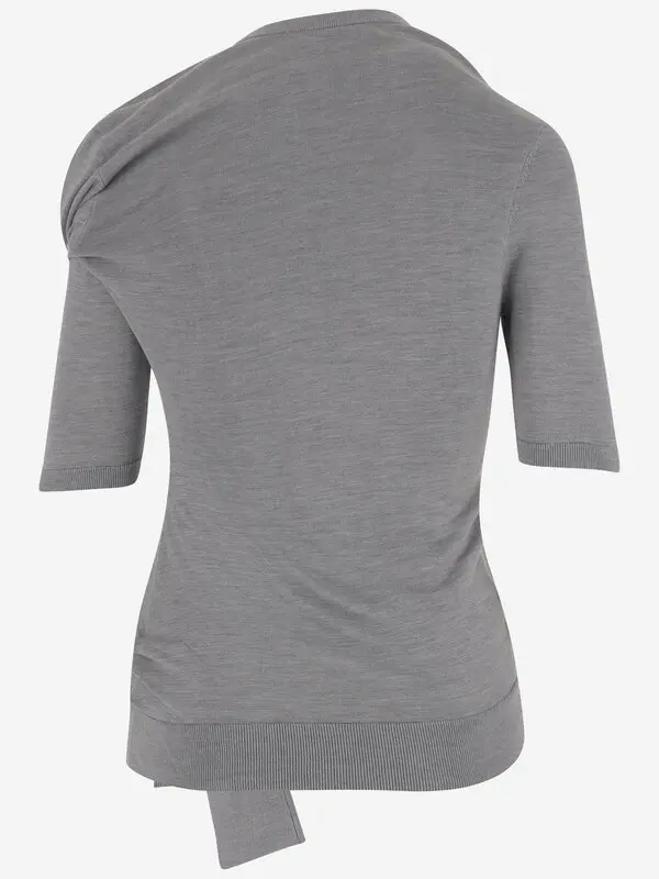 Acne Studios Asymmetrical T-shirt With Layered Design