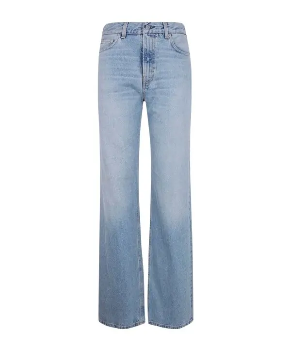 HAIKURE Faded Five-pocket Jeans - Gray