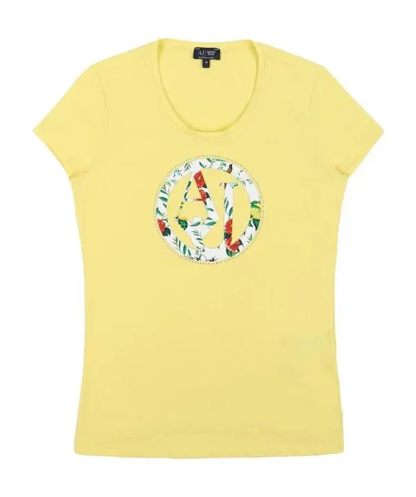 Emporio Armani Round Neck Printed T-shirt